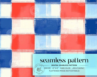 Red White Checker Digital Seamless Paper File Design - Etsy
