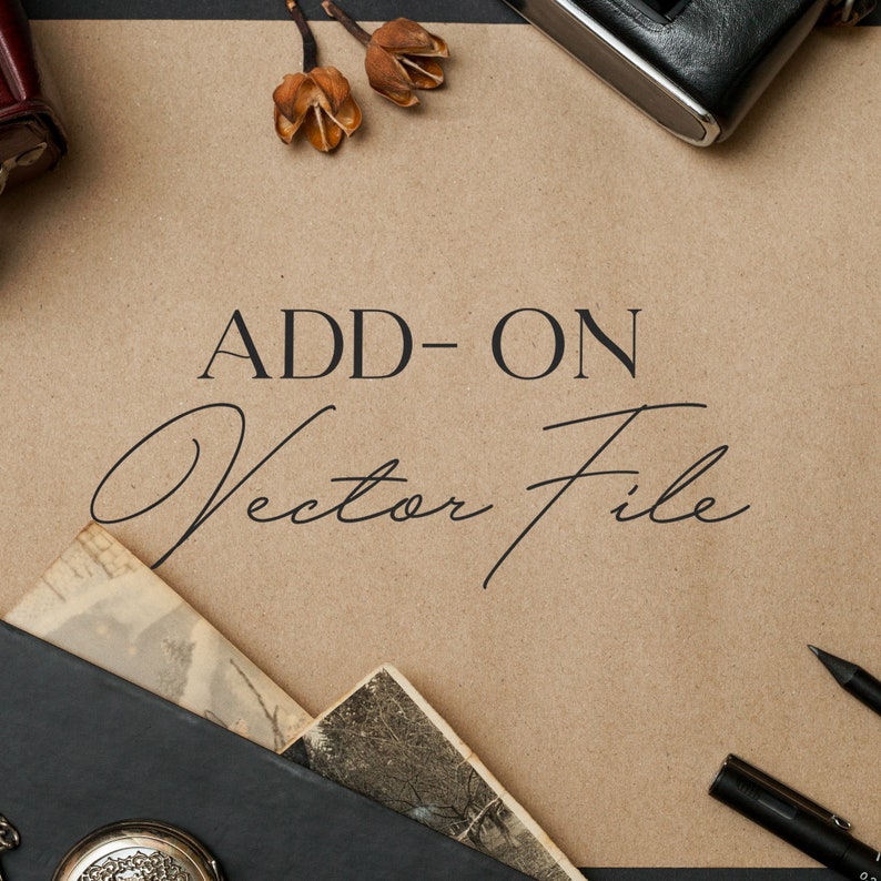 Add-on Logo Vector Files Extra Files Add On Premade Logo - Etsy