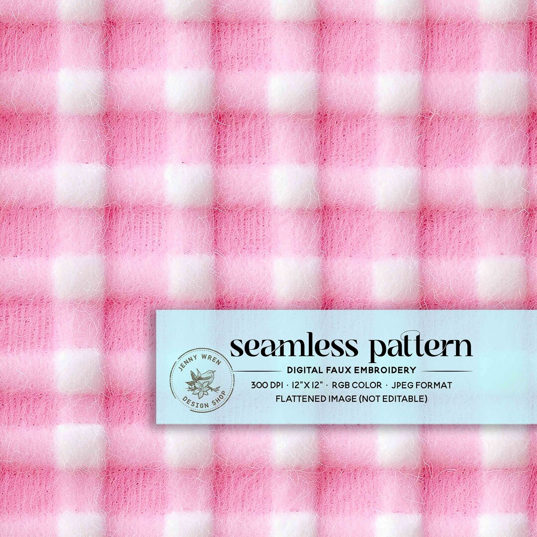 Pink Valentine's Day Gingham Fabric Texture, Pink Christmas Gingham ...
