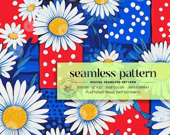 Digital Paper - 4th of July - SEAMLESS - Etsy