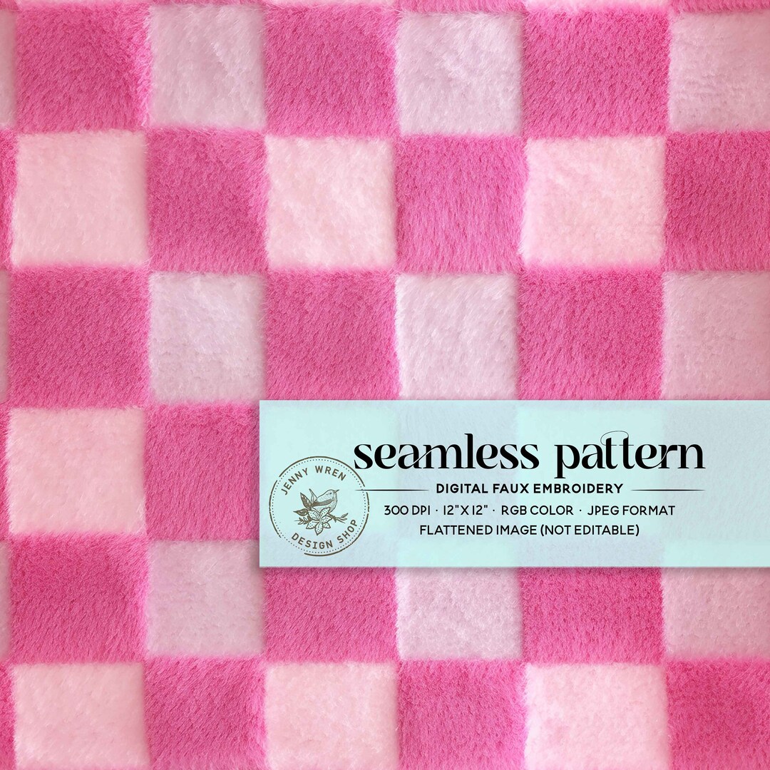 Candy Pink and Lilac Checker Seamless Pattern, Pink Valentine's Day ...