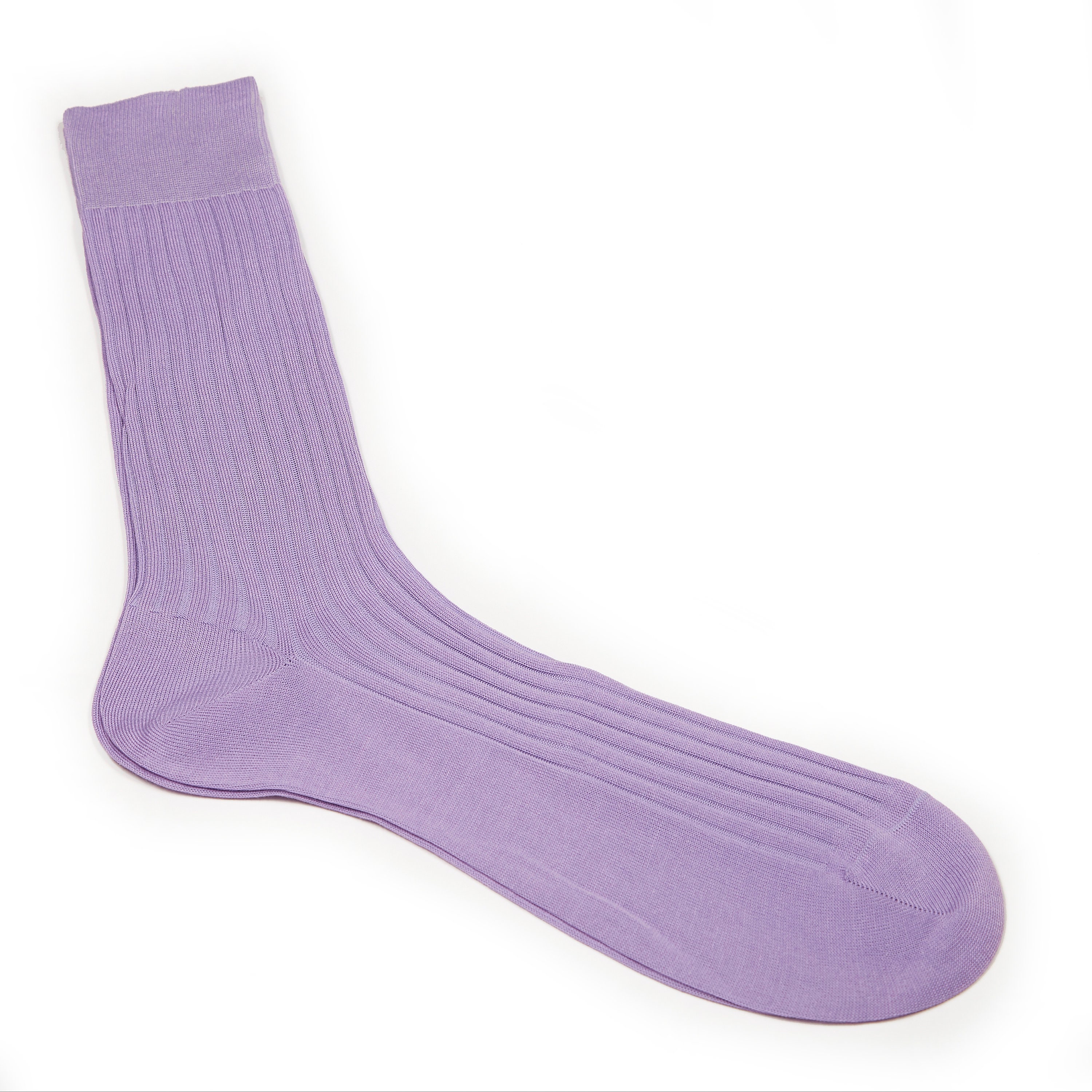 Mens Lilac Egyptian Cotton Luxury Ribbed Socks - Etsy