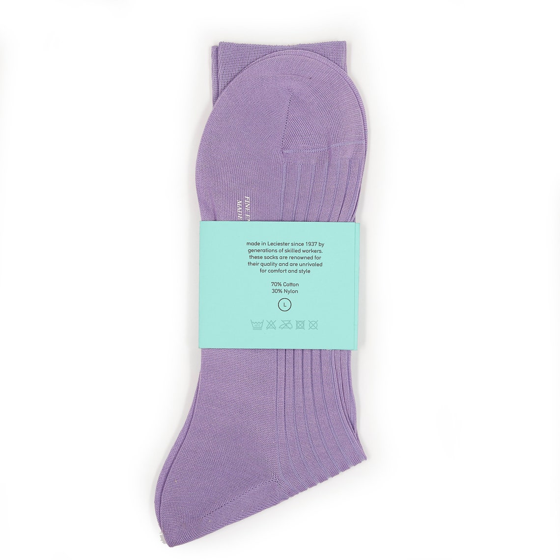 Mens Lilac Egyptian Cotton Luxury Ribbed Socks - Etsy