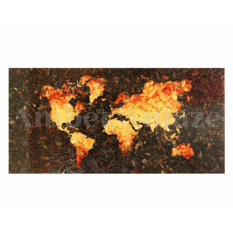 Panel map of the World - Etsy