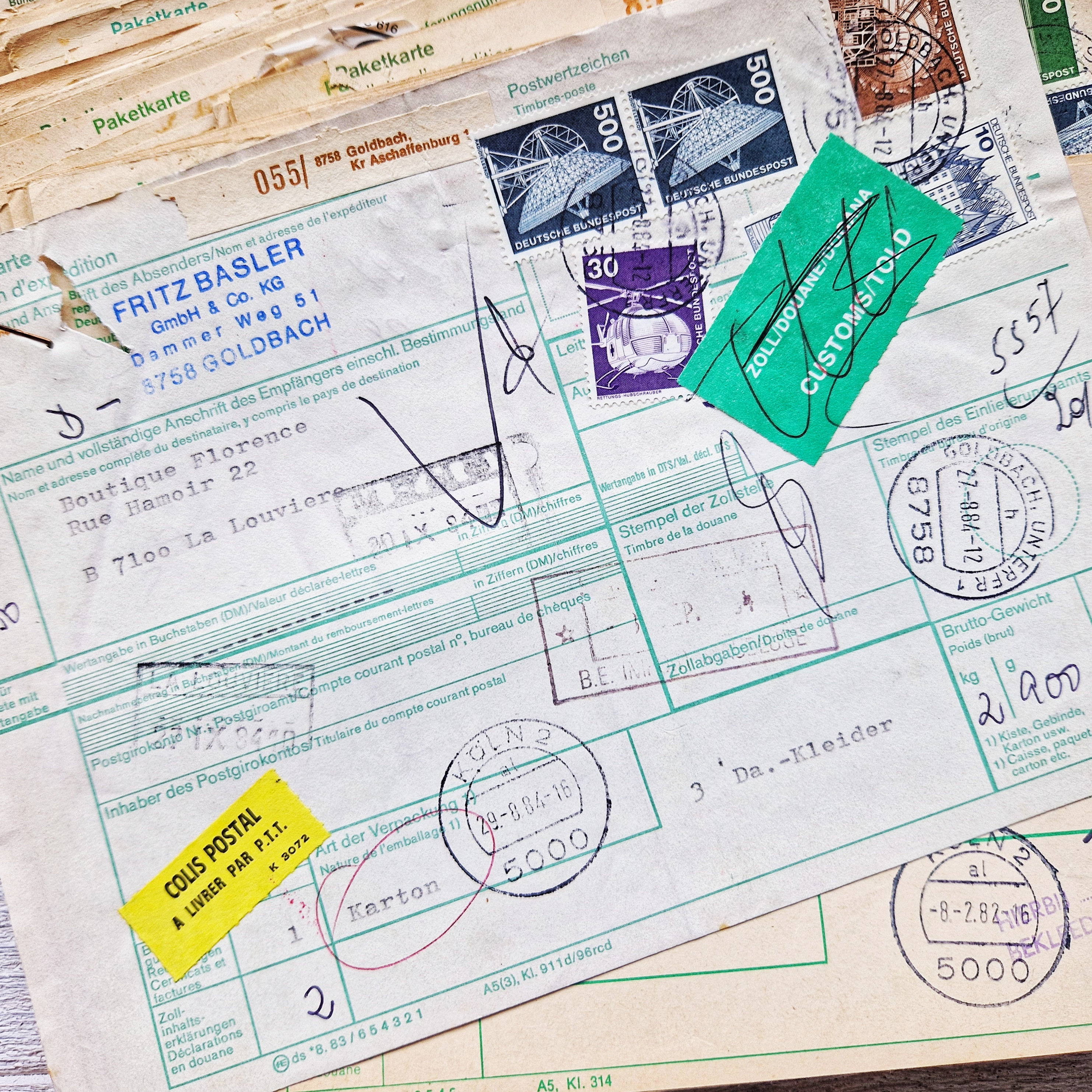 Old Parcel Cards From 1970-1980 Junk Journal Kit Junk - Etsy