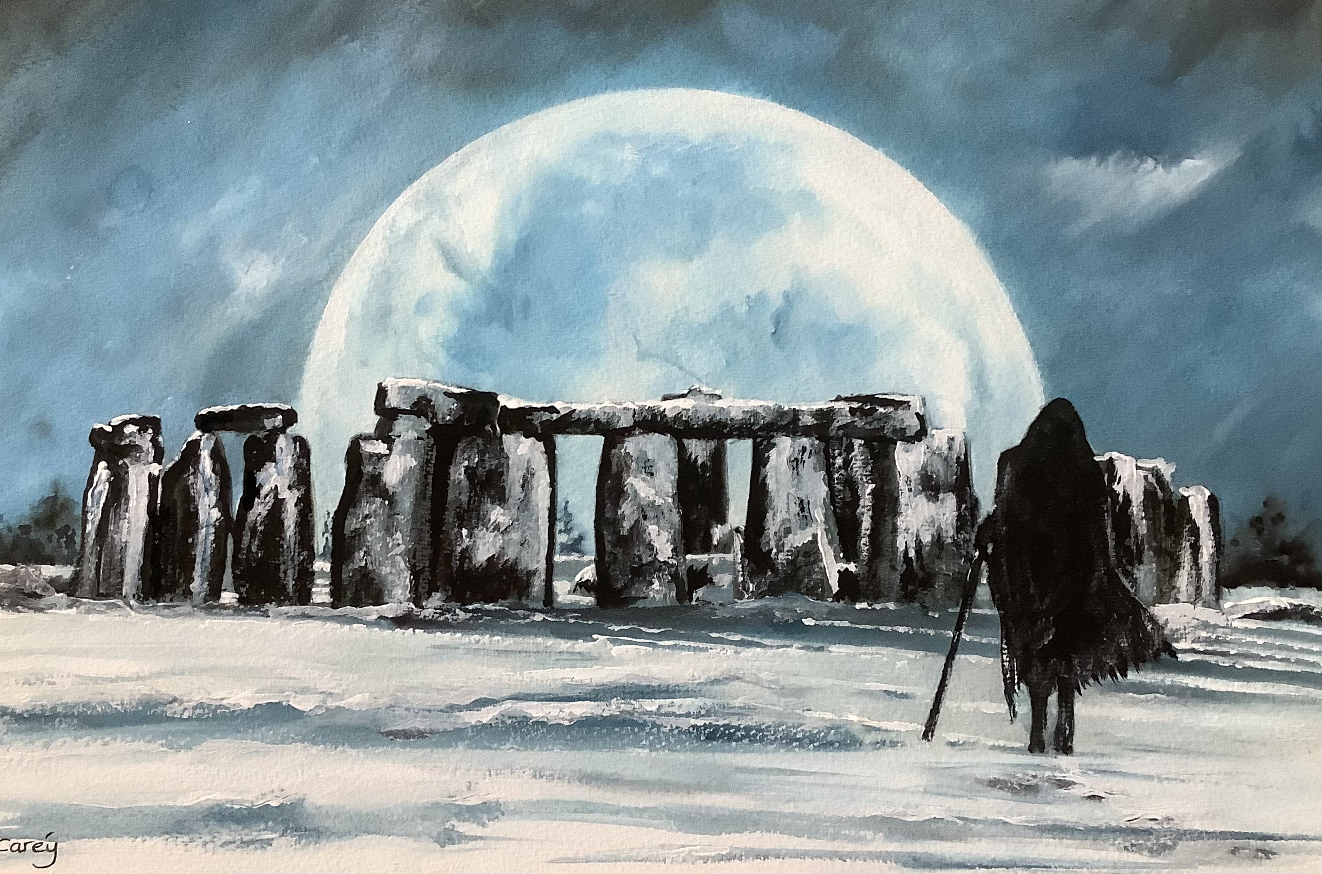 Stonehenge Original Painting: Stonehenge - Etsy UK
