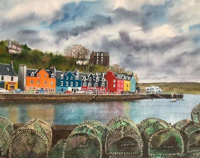 Tobermory, Isle of Mull Original Painting - Etsy