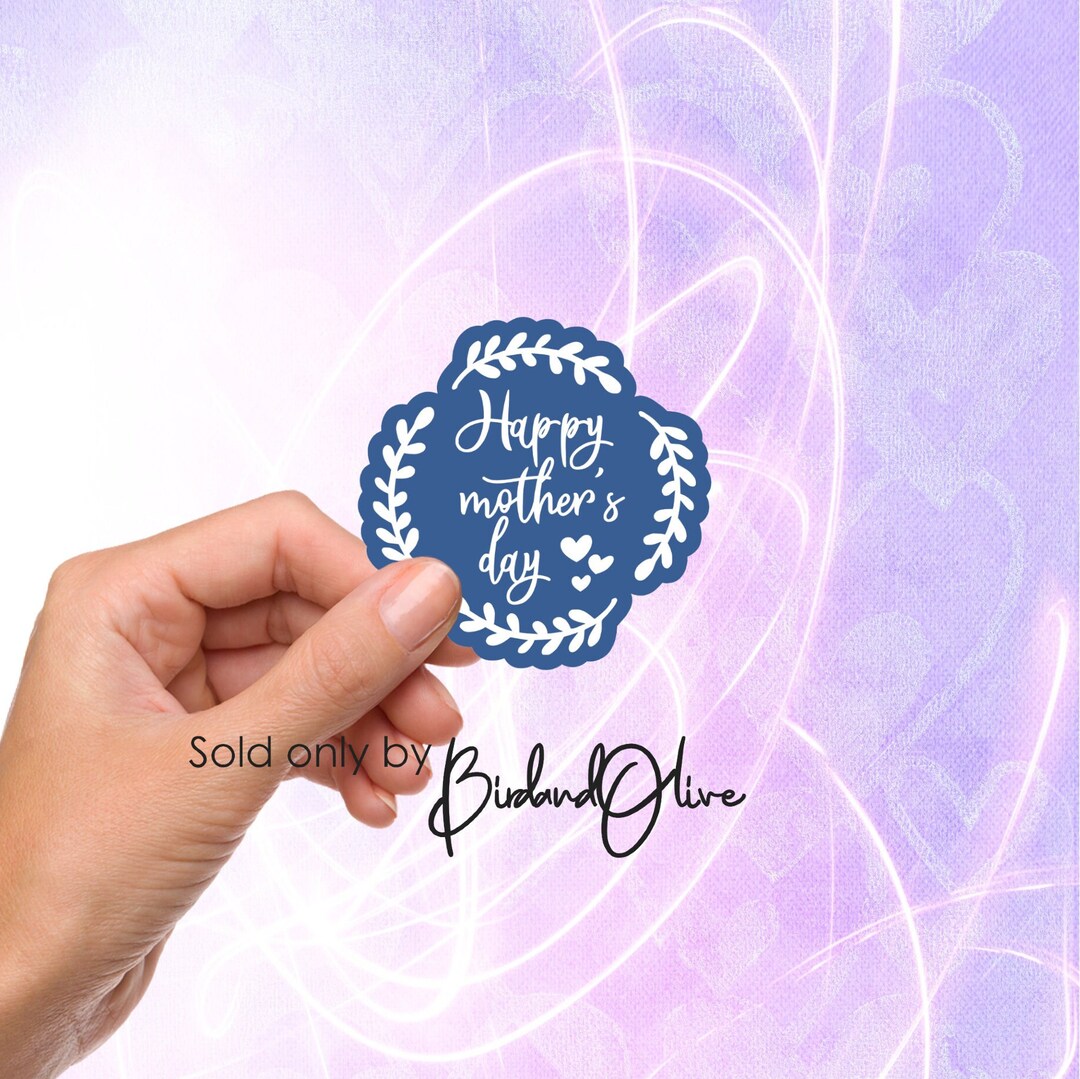 Happy Mother's Day Sticker, Mother's Day Vinyl Sticker, Awesome Mom ...