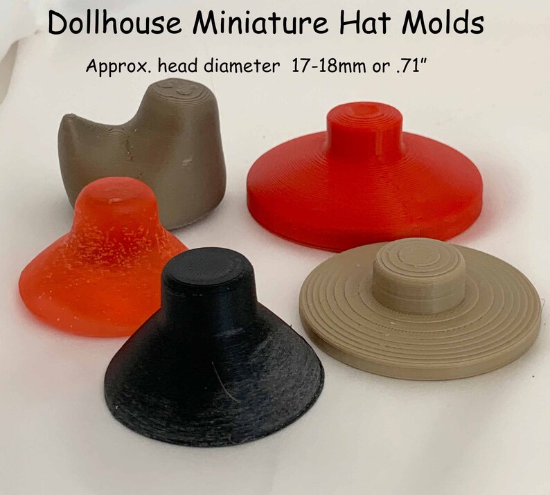 Dollhouse Miniature Hat Mold - Etsy