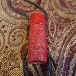 Medieval Leather Needle Case | Etsy