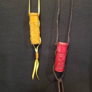 Medieval Leather Needle Case | Etsy