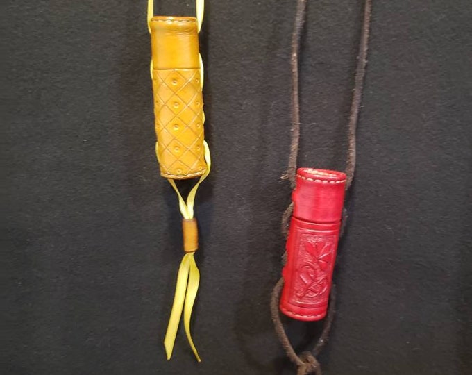 Medieval Leather Needle Case - Etsy