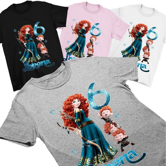 Merida Birthday Shirt Brave Birthday Shirt Merida shirt | Etsy