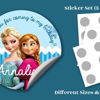 Elsa Stickers - Etsy