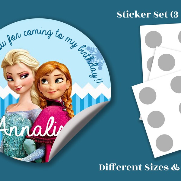 Elsa Stickers - Etsy