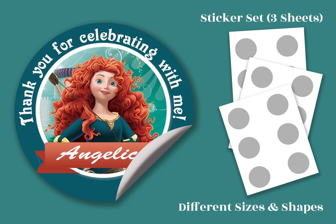 Merida Stickers / Merida Labels / Brave Stickers / Brave Labels ...