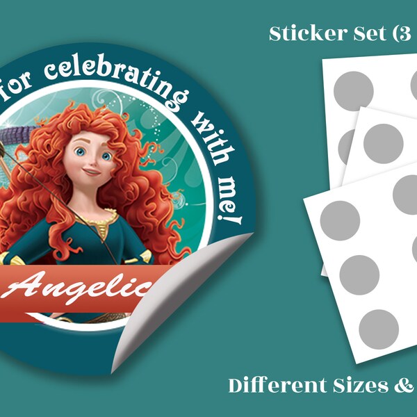 Merida Stickers - Etsy