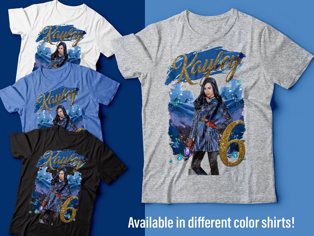 Descendants, Descendants Birthday Shirt, Personalized Descendants Shirt ...