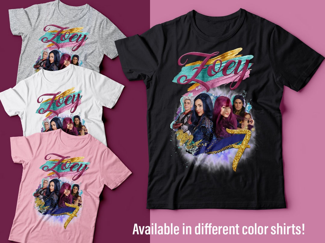 Descendants, Descendants Birthday Shirt, Personalized Descendants Shirt ...