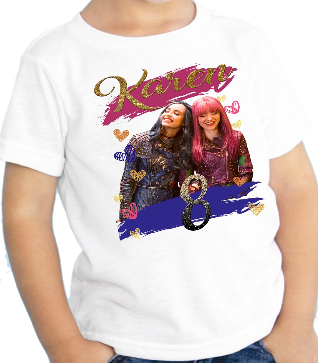 Descendants, Descendants Birthday Shirt, Personalized Descendants Shirt ...