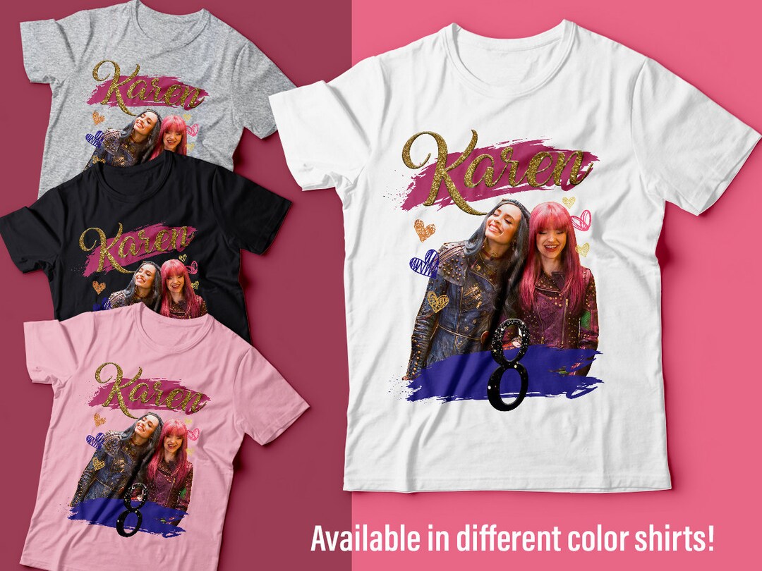 Descendants, Descendants Birthday Shirt, Personalized Descendants Shirt ...