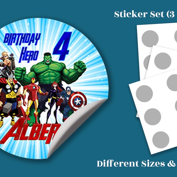 Avengers Label - Etsy