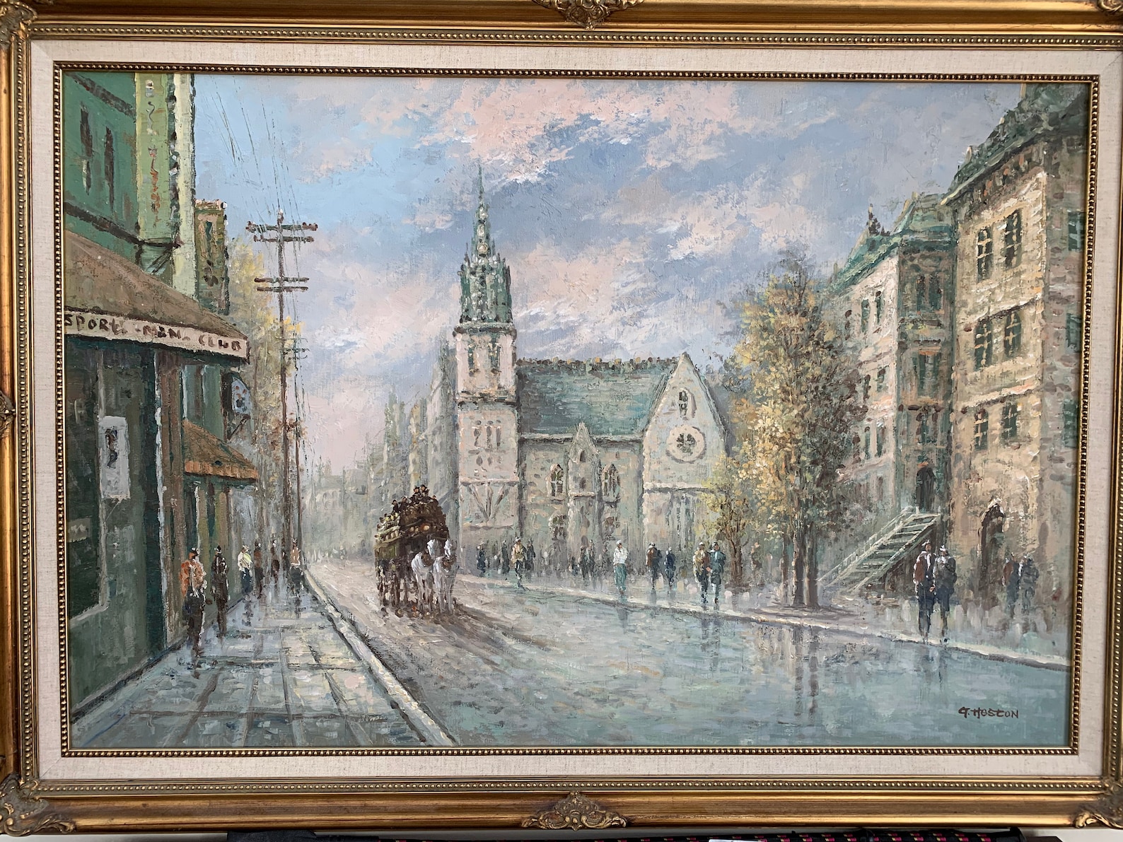 Oil Painting by G. Heston - Etsy