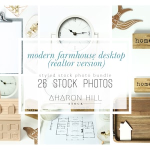 Realtor Modern Farmhouse Bundle | 26 Styled Stock Photos | Lifestyle ...