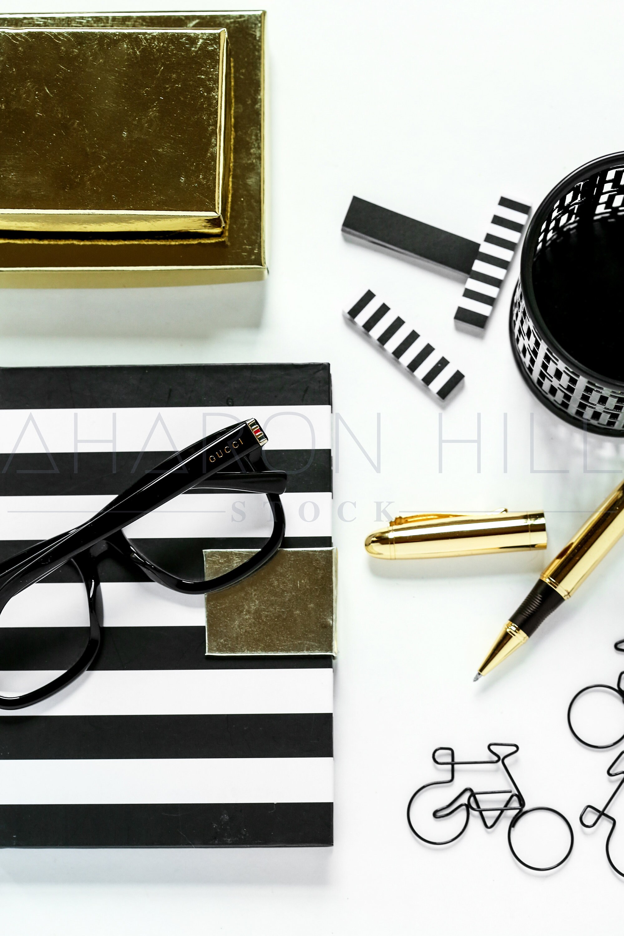 Black & Gold Office Stock Photo Bundle | 25 Styled Stock Photos ...