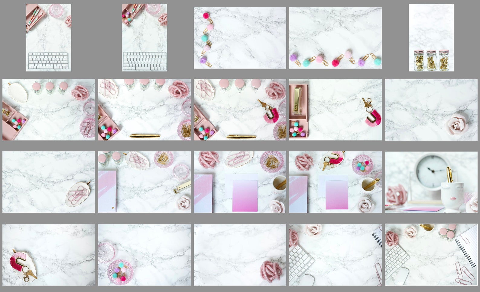 Pink Blush Office Stock Photo Bundle 20 Styled Stock Photos - Etsy