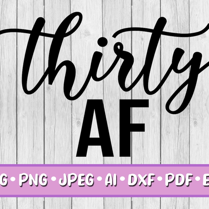 Thirty Af - Etsy
