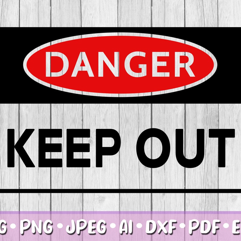 Keep Out Sign - Etsy