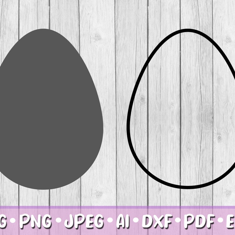 Easter Egg Svg - Etsy