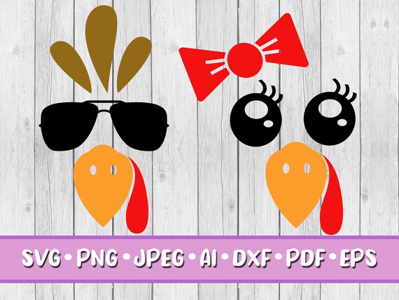 Turkey SVG Digital Download Svg Jpeg Png Dxf Eps Ai - Etsy