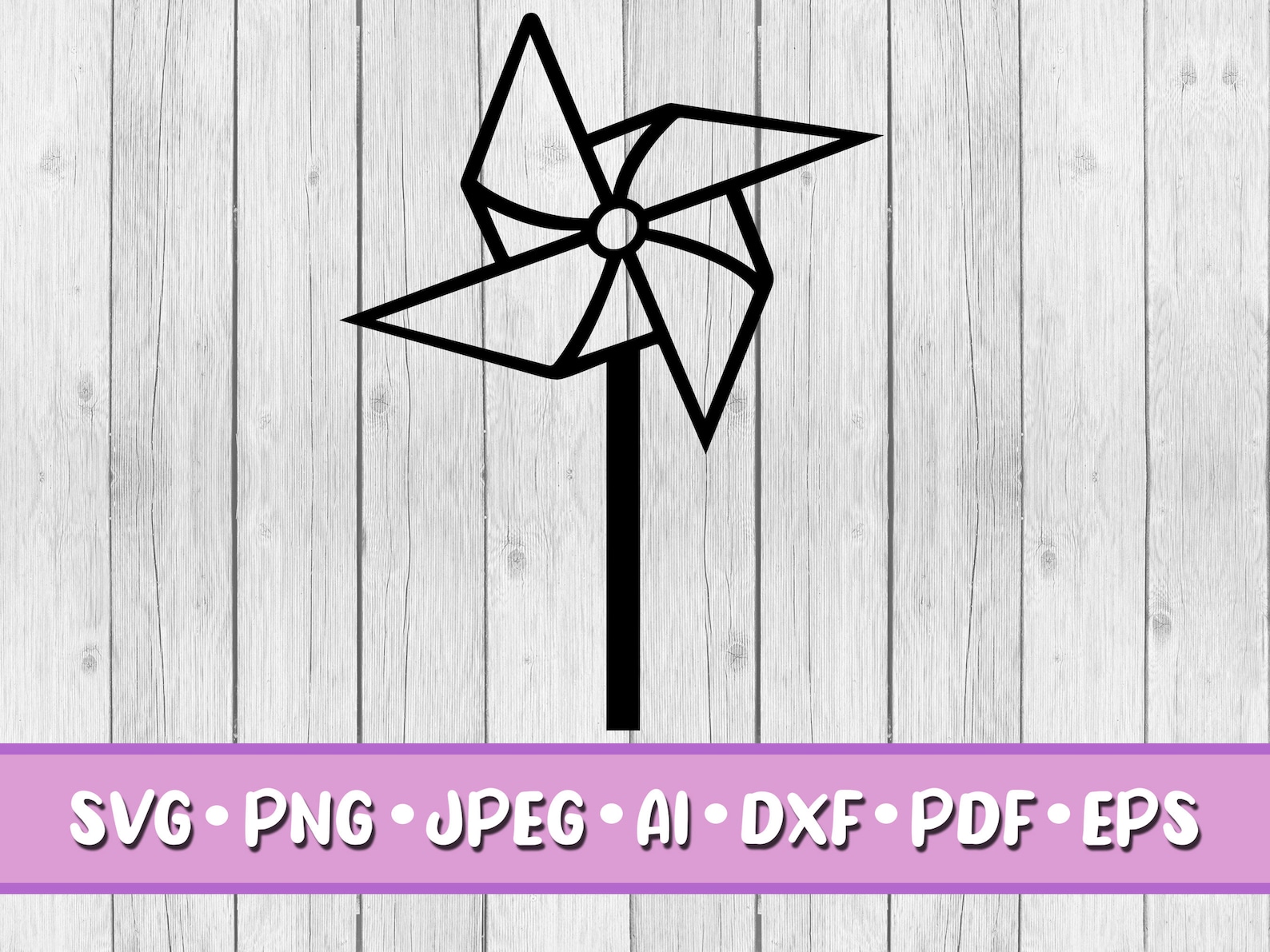 Pinwheel SVG Digital Download Svg Png Jpeg Dxf Eps Ai | Etsy