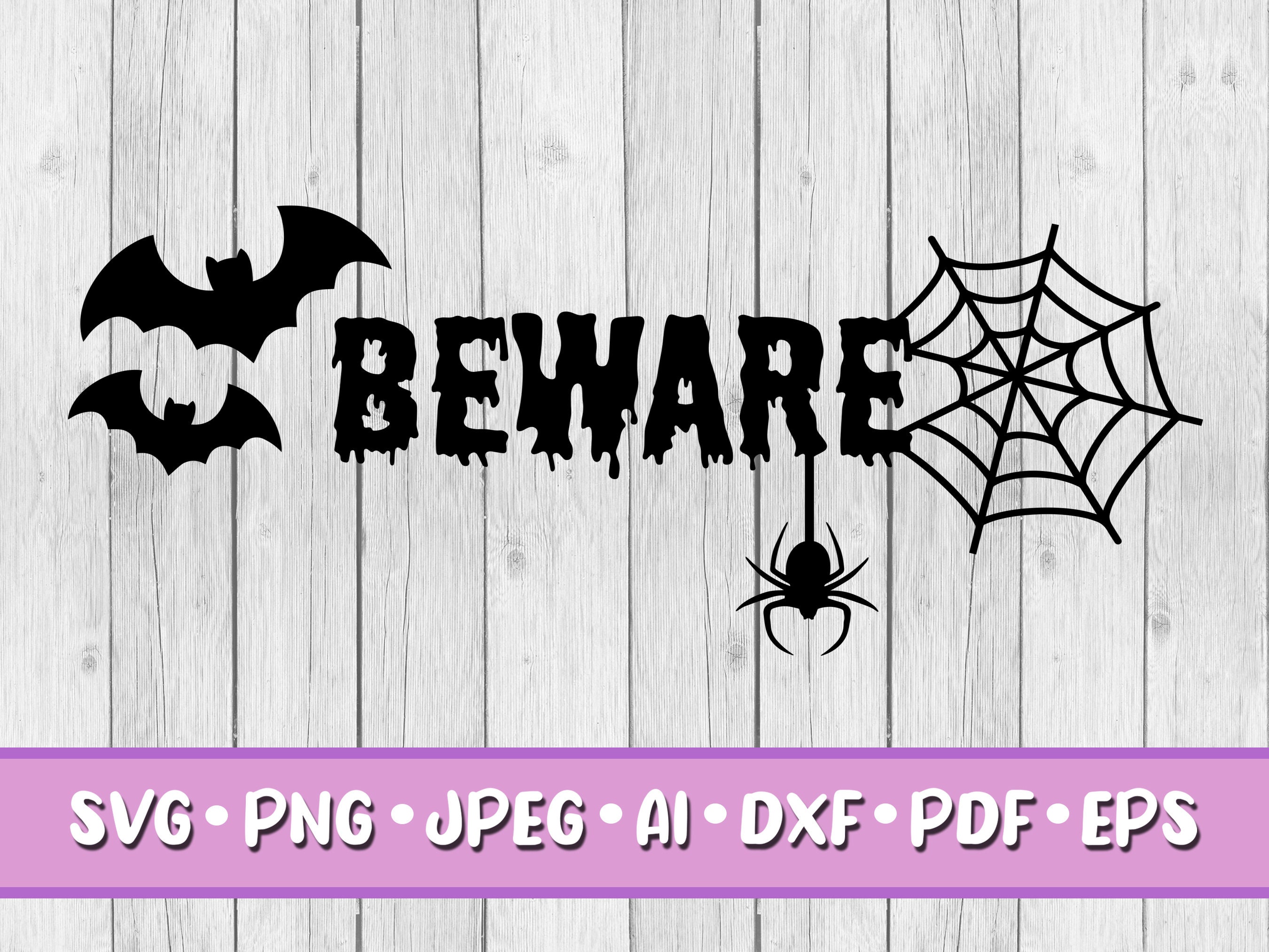 Beware SVG Digital Download Svg Jpeg Png Dxf Eps Ai - Etsy India