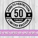 50th Birthday SVG, Digital Download, Svg, Jpeg, Png, Dxf, Eps, Ai, PDF ...