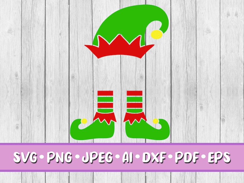 Elf SVG, Digital Download, Svg, Jpeg, Png, Dxf, Eps, Ai, Christmas ...