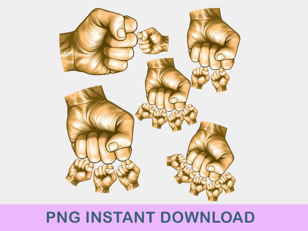 Fist Bump, Digital PNG, Digital Download, Father's Day, Hands, Daddy ...