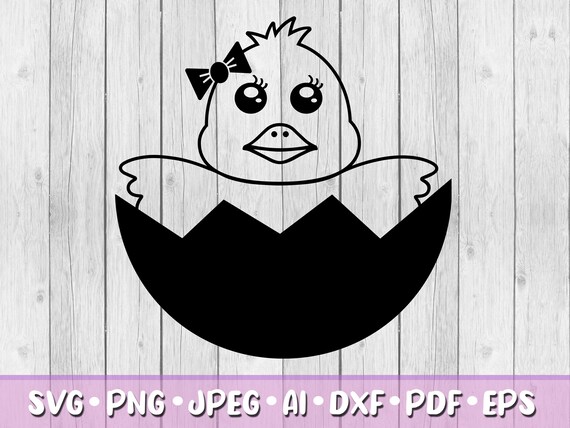 Chick SVG Digital Download Svg Jpeg Png Dxf Eps Ai | Etsy