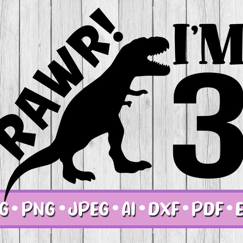 Three Rex Svg - Etsy