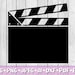 Blank Clapper Board SVG, Digital Download, Svg, Png, Jpeg, Dxf, Eps, Ai ...
