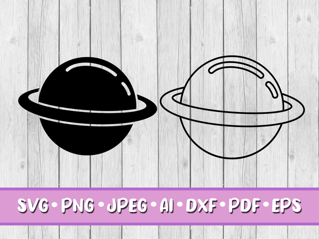 Planet SVG Bundle of 2 Digital Download Svg Jpeg Png - Etsy