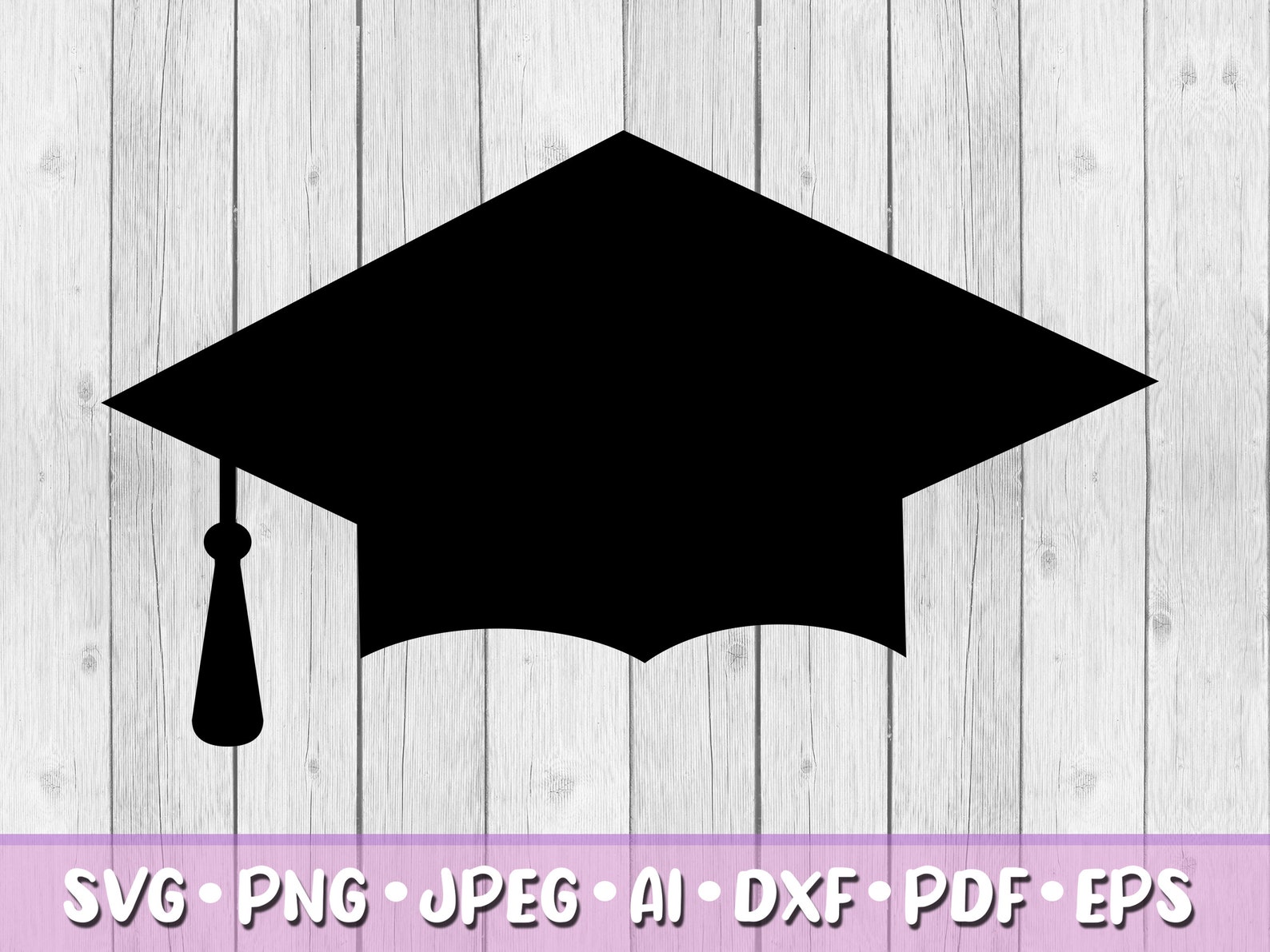 Graduation Cap SVG, Digital Download, Svg, Jpeg, Png, Dxf, Eps, Ai ...