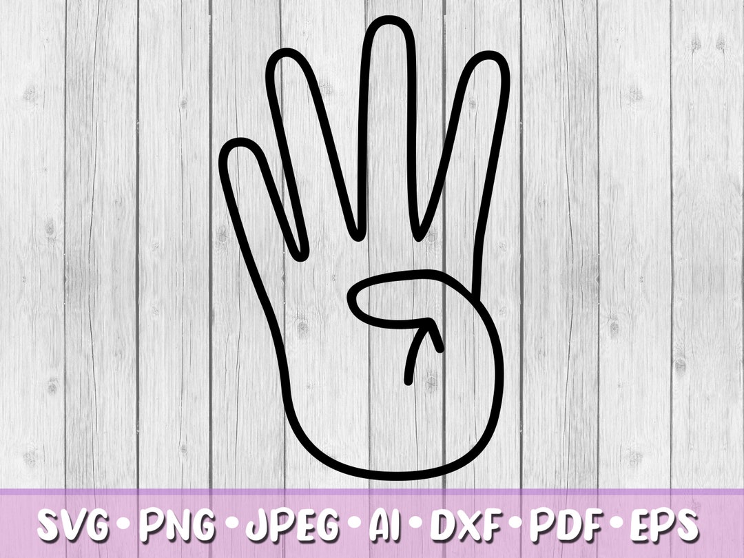 Number Four SVG, Digital Download, Svg, Jpeg, Png, Dxf, Eps, Ai, PDF ...