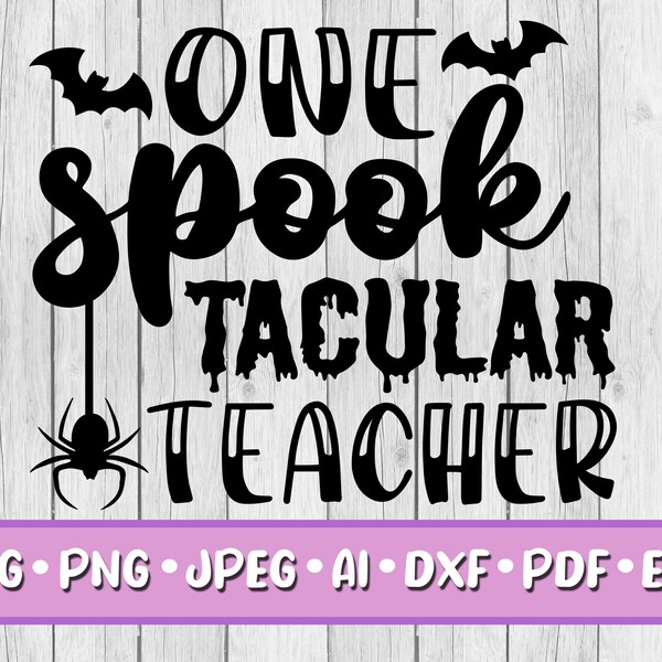 Teacher Spider Svg - Etsy
