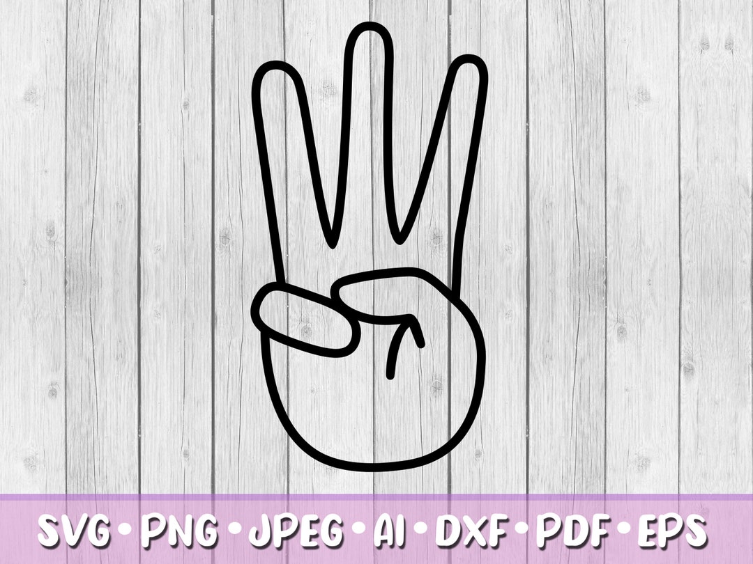 Number Three SVG, Digital Download, Svg, Jpeg, Png, Dxf, Eps, Ai, PDF ...