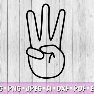 Number Three SVG, Digital Download, Svg, Jpeg, Png, Dxf, Eps, Ai, PDF ...