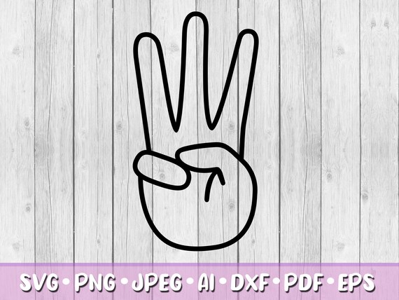 Number Three SVG Digital Download Svg Jpeg Png Dxf Eps - Etsy Australia