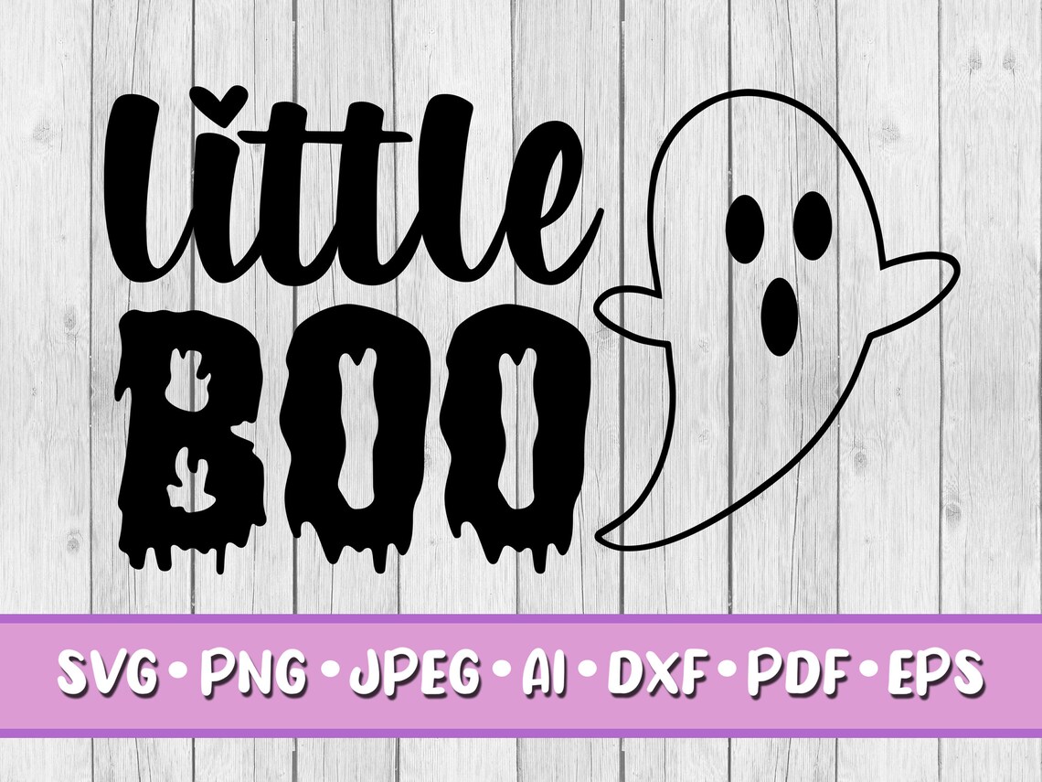 Little Boo SVG Digital Download Svg Jpeg Png Dxf Eps - Etsy